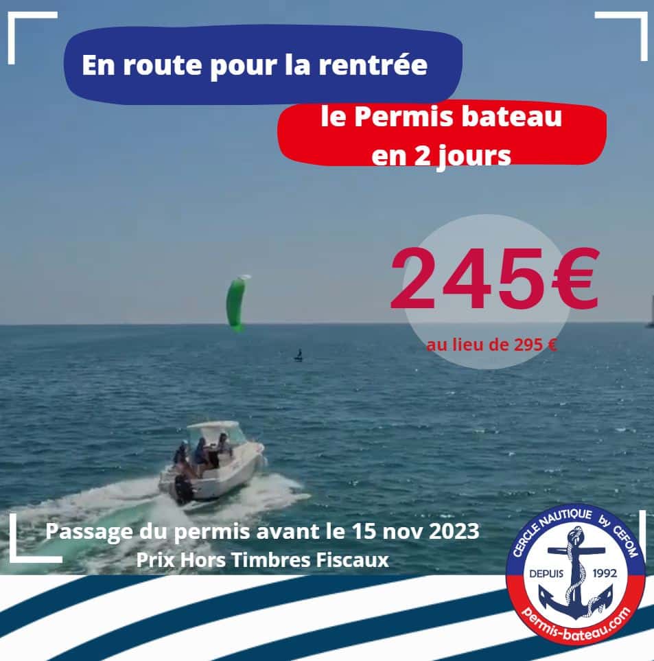 PROMO PERMIS BATEAU – Bateau École Cercle Nautique